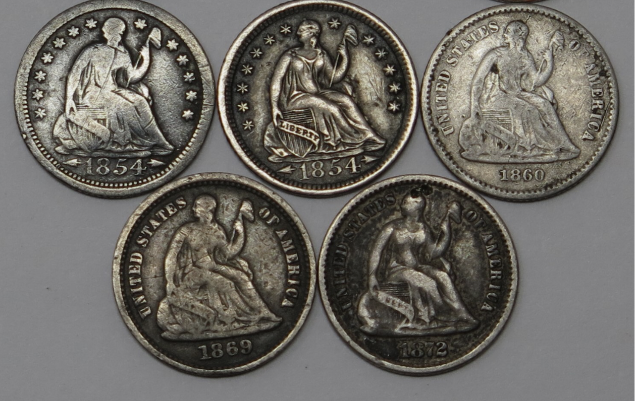 Seated Liberty Silver Half Dime - KC Gold, Silver, & Rare Coins